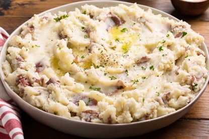 Frozen Mashed Garlic Redskin Potato - Stemmler’s